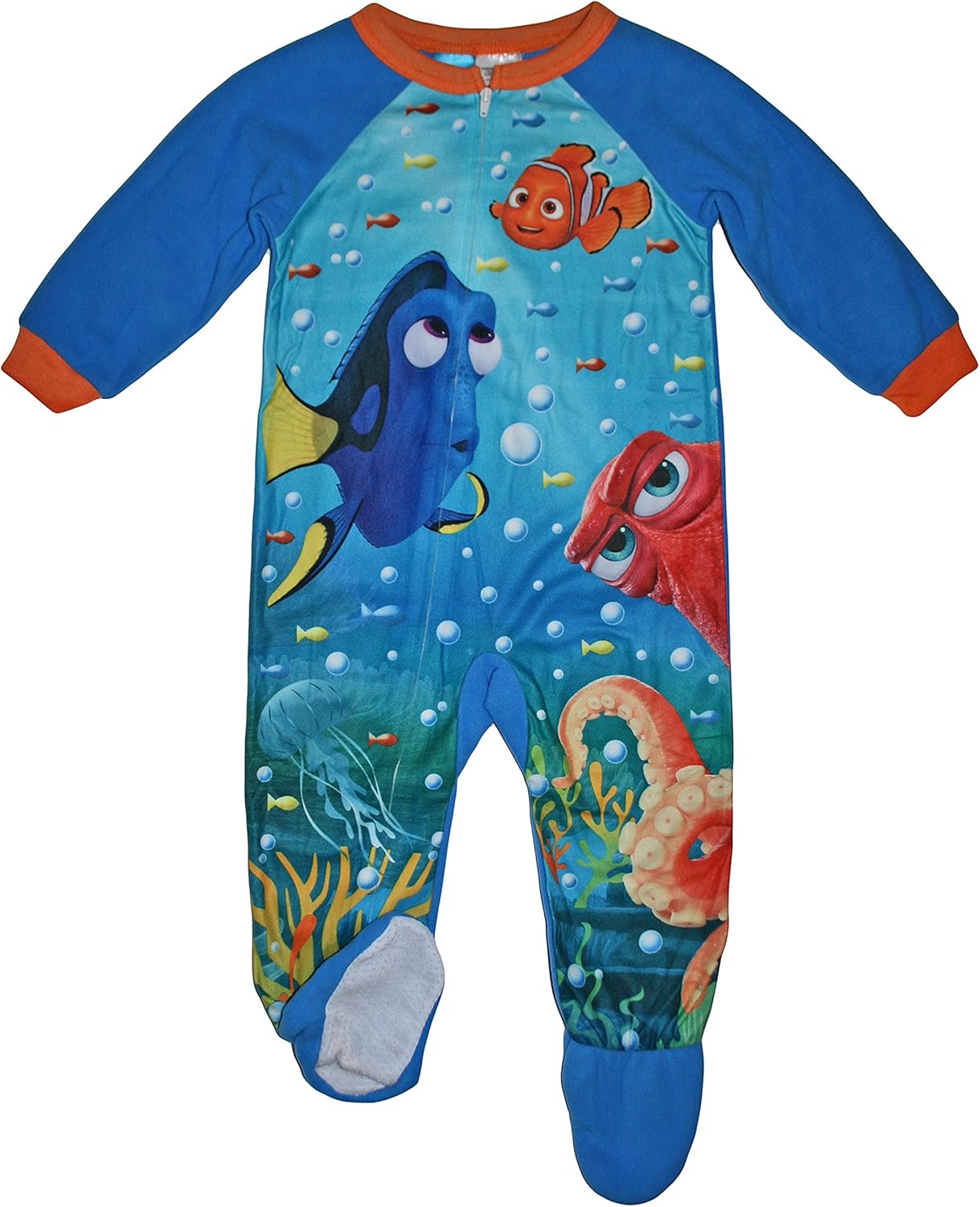 Amazon.com: Disney Little Boys Finding Dory Nemo Blanket Sleeper (2T ...