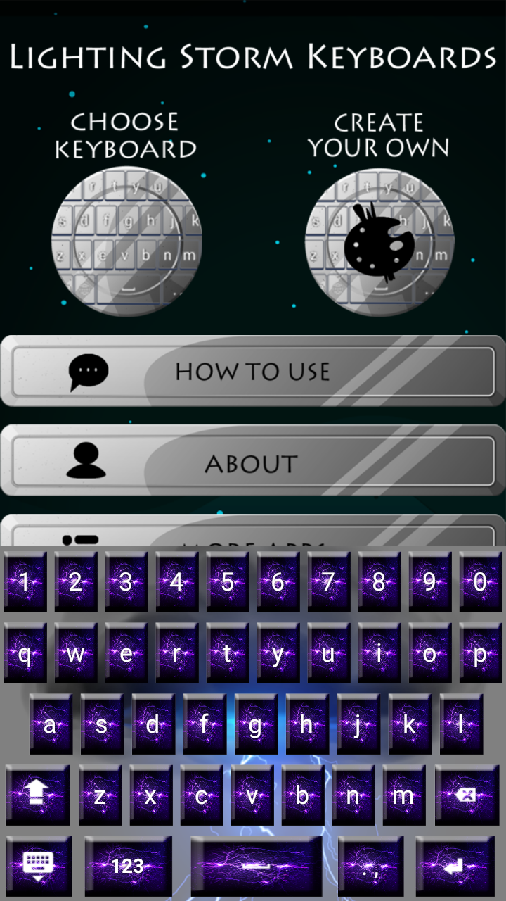 Lighting Storm Keyboards - App on Amazon Appstore