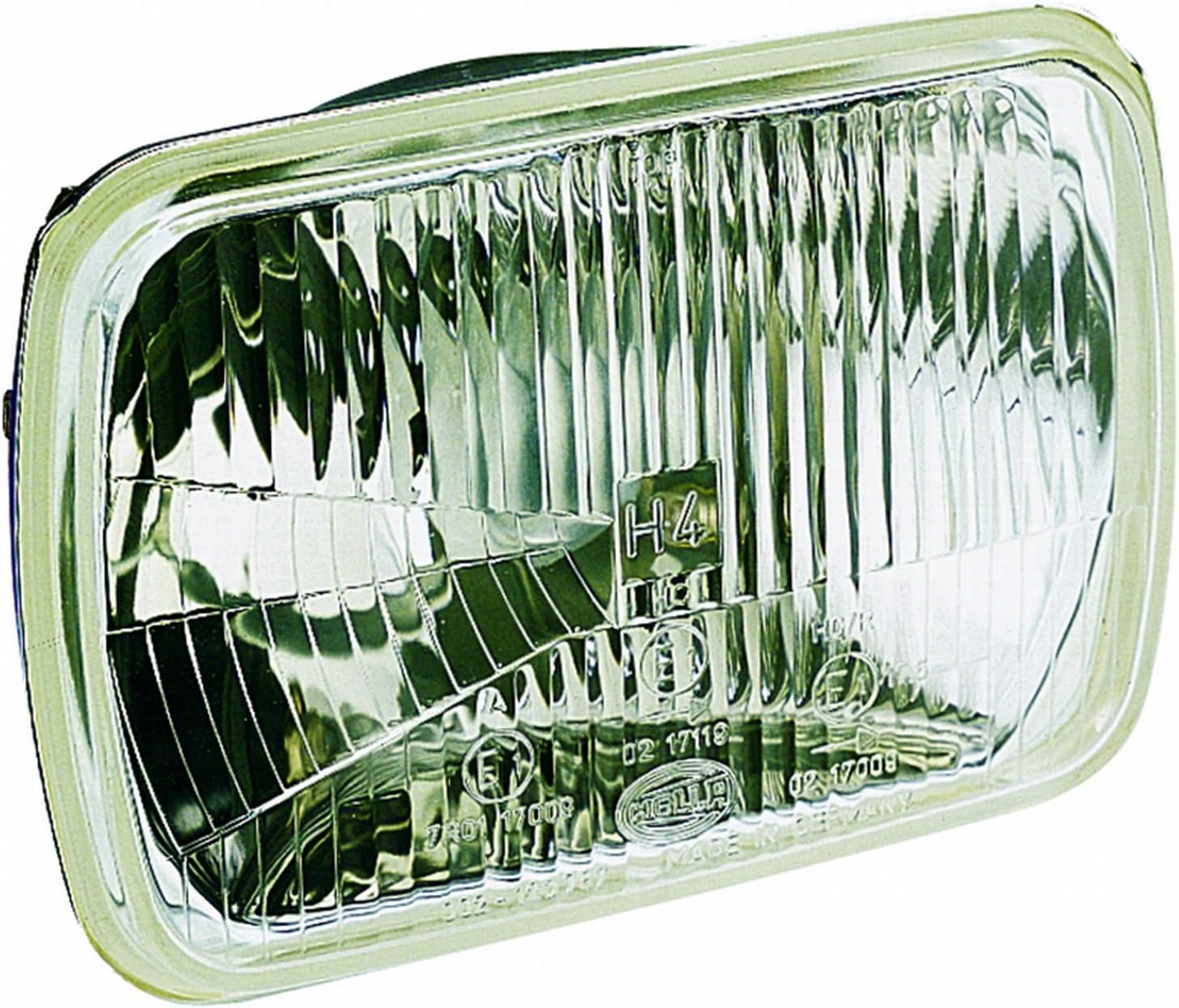 Amazon.com: Hella 200mm Rectangular E Code H4 Halogen Replacement ...
