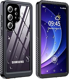 Amazon.com: GOLDJU for Samsung Galaxy S25 Ultra Case Waterproof,IP68 Waterproof Dustproof Case ...