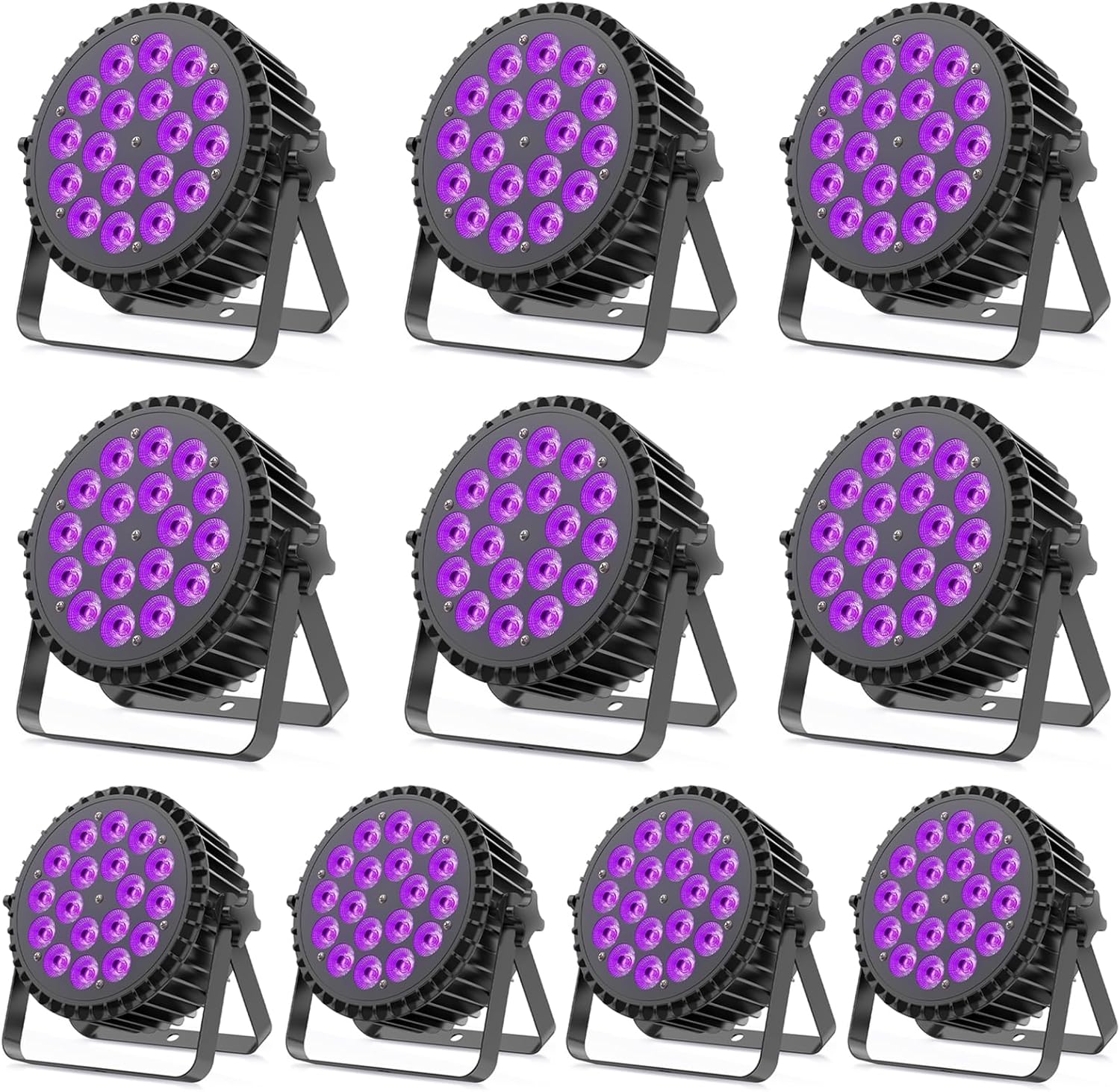 Luces LED de escenario RGBWA+UV 6 en 1, luces de HOLDLAMP de alta ...