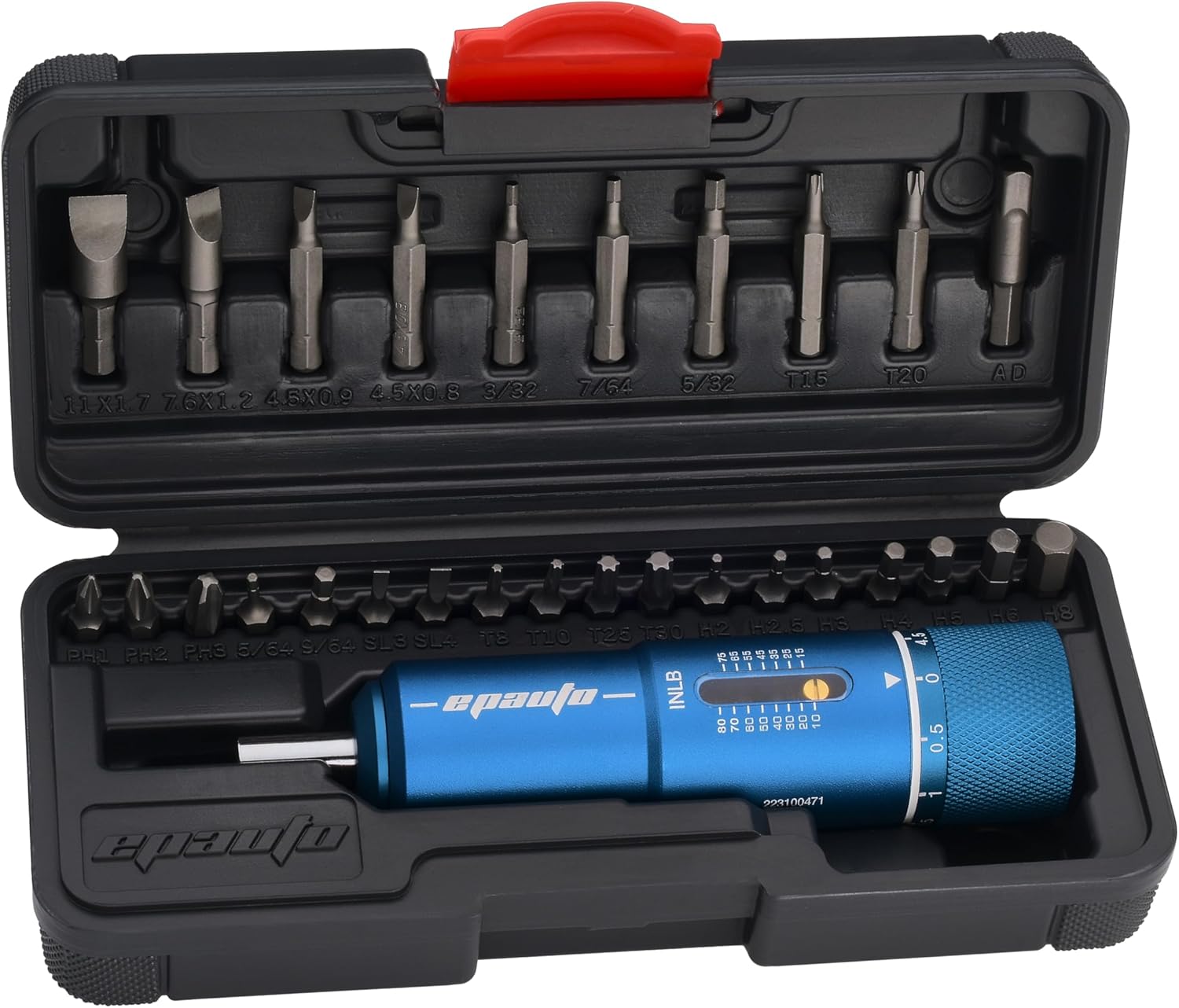 EPAuto Torque Screwdriver Wrench With Interchangeable Bits for Bike ...