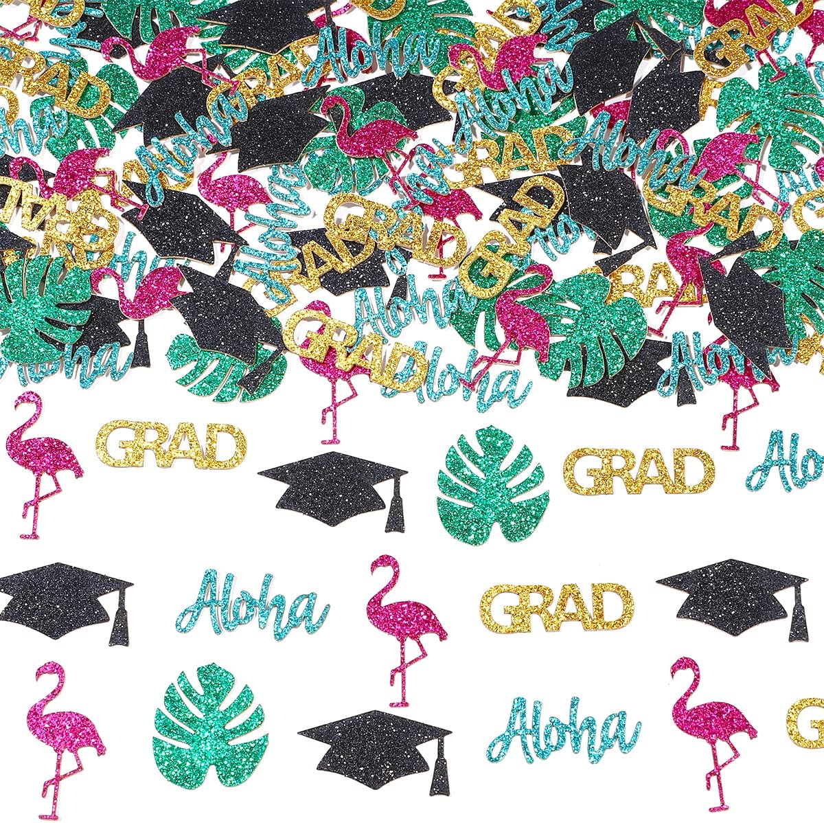 Amazon.com: Tropical Graduation Party Decoration, Aloha Hawaiian ...