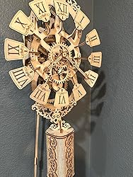 Amazon.com: Wood Trick Pendulum Wall Clock Kit Wooden 3D Puzzles for ...