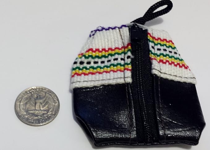 Amazon.com: Woven Cloth Coin Purse White