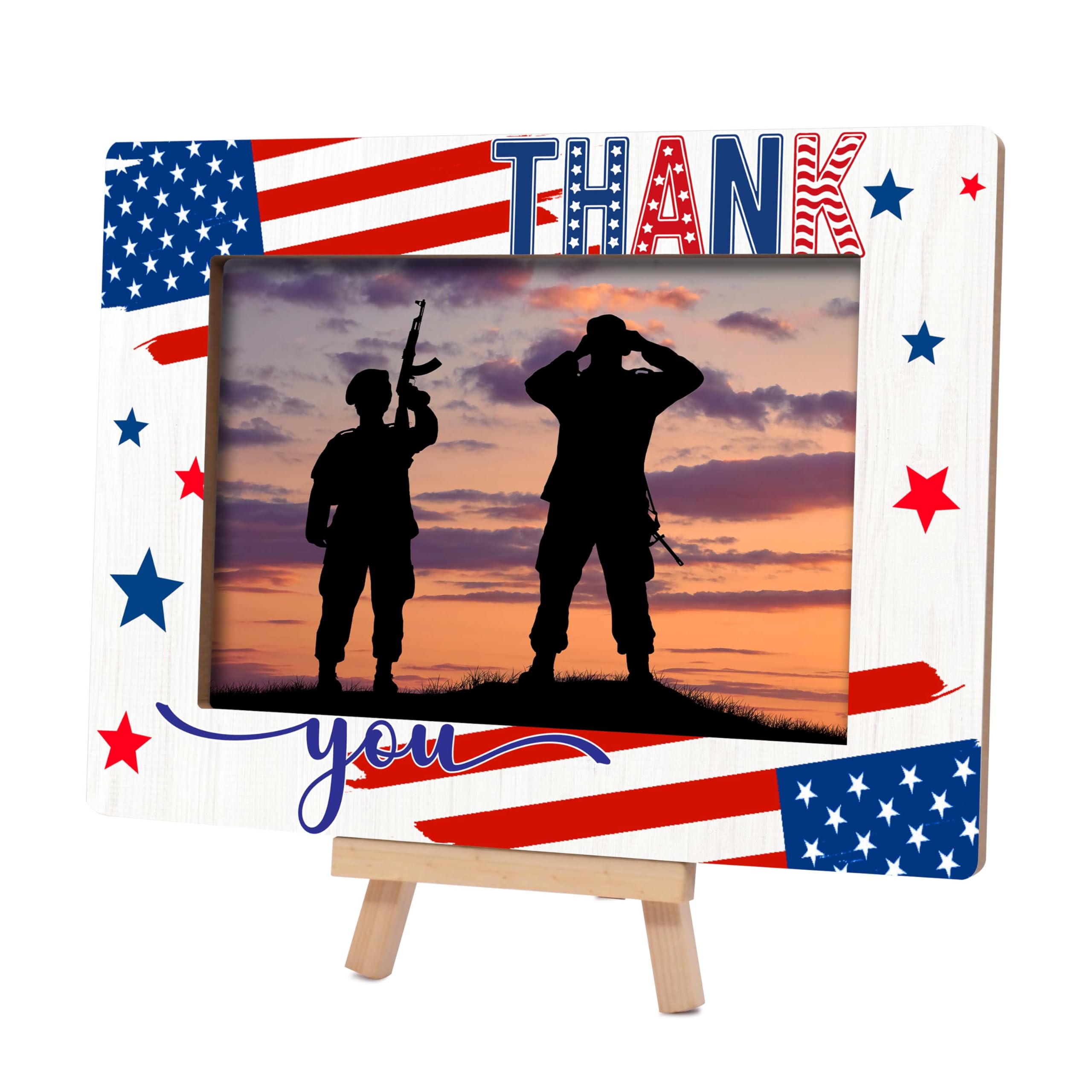 Frame Thank You Vets A Red, White And Blue Thank You: West U