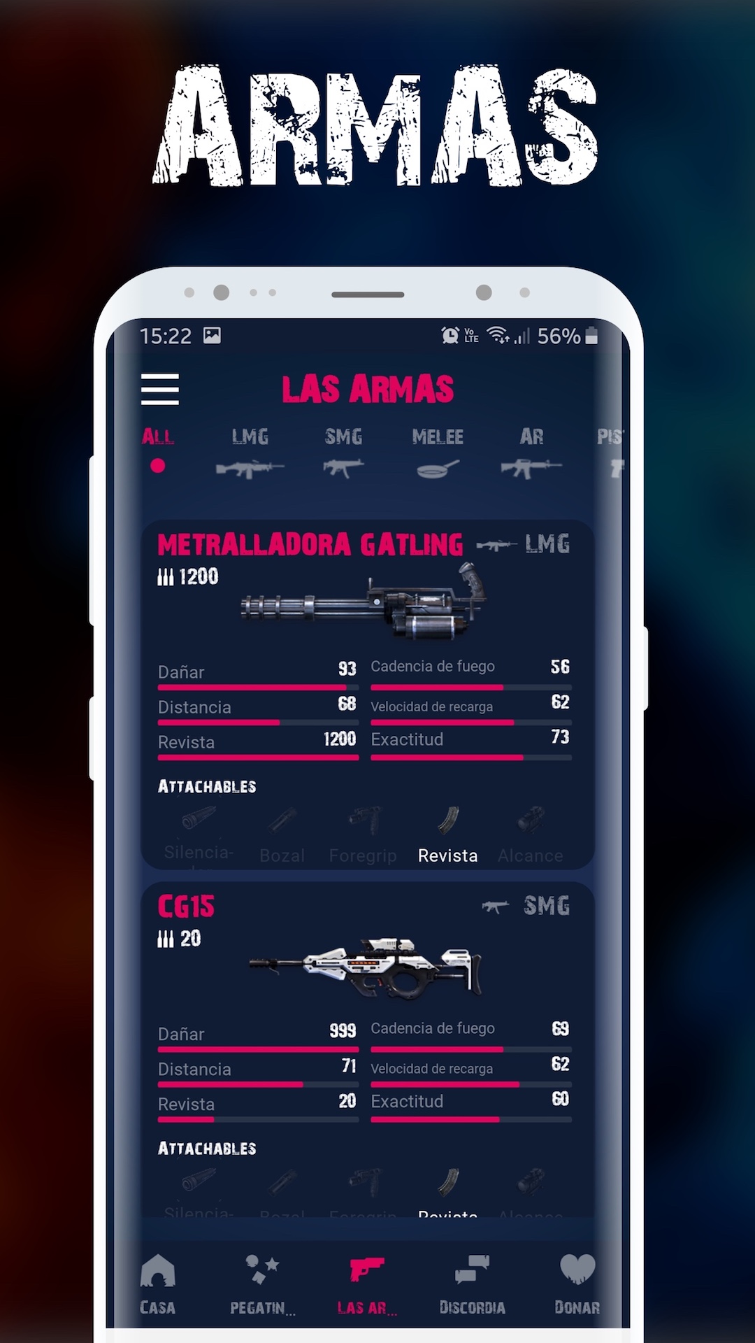 Aplicación Armas, Stickers y Stats para Garena Free Fire en Amazon Appstore