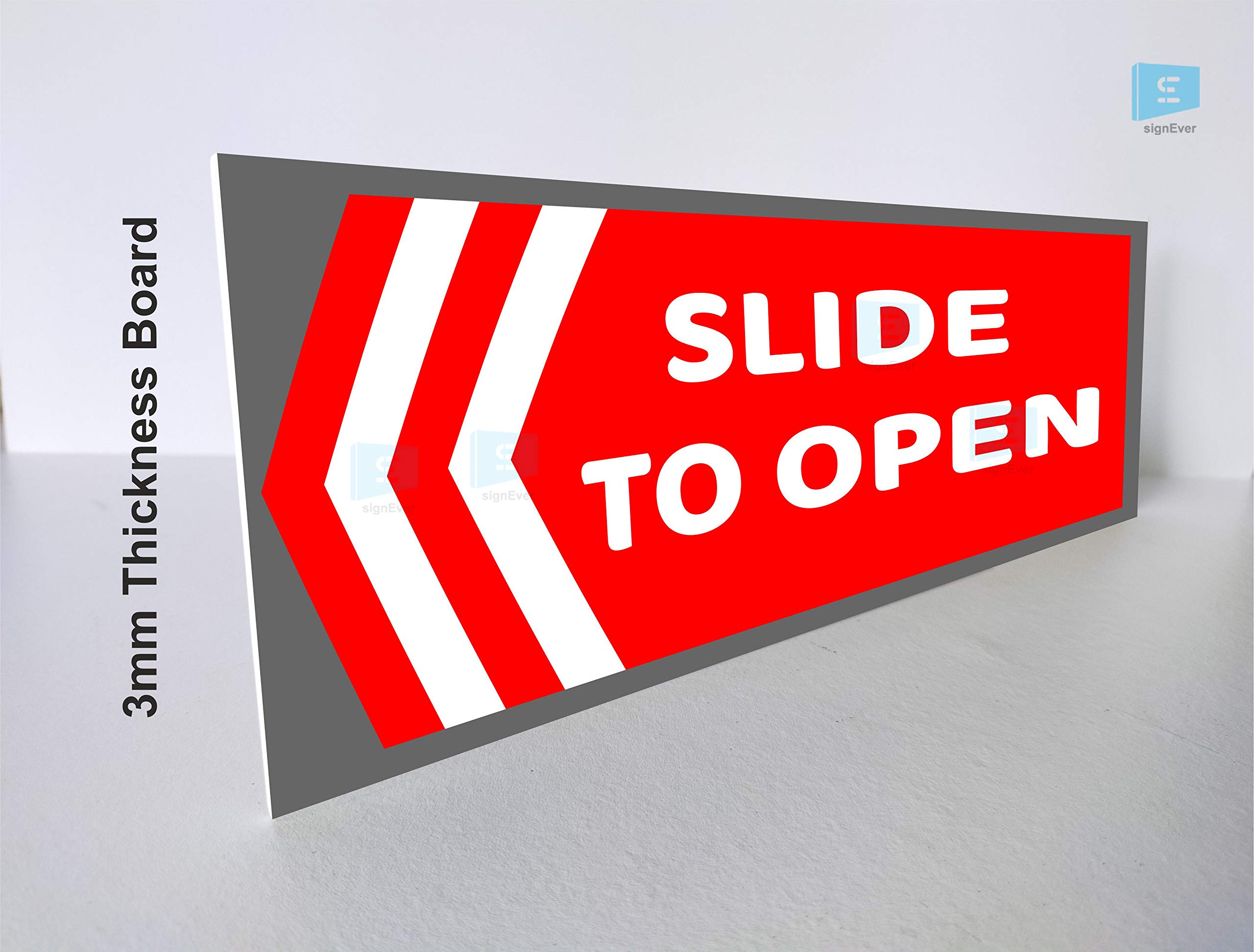 Buy SIGN EVER Slide To Open Sign Boards For Shop Bank Office Hospital ...