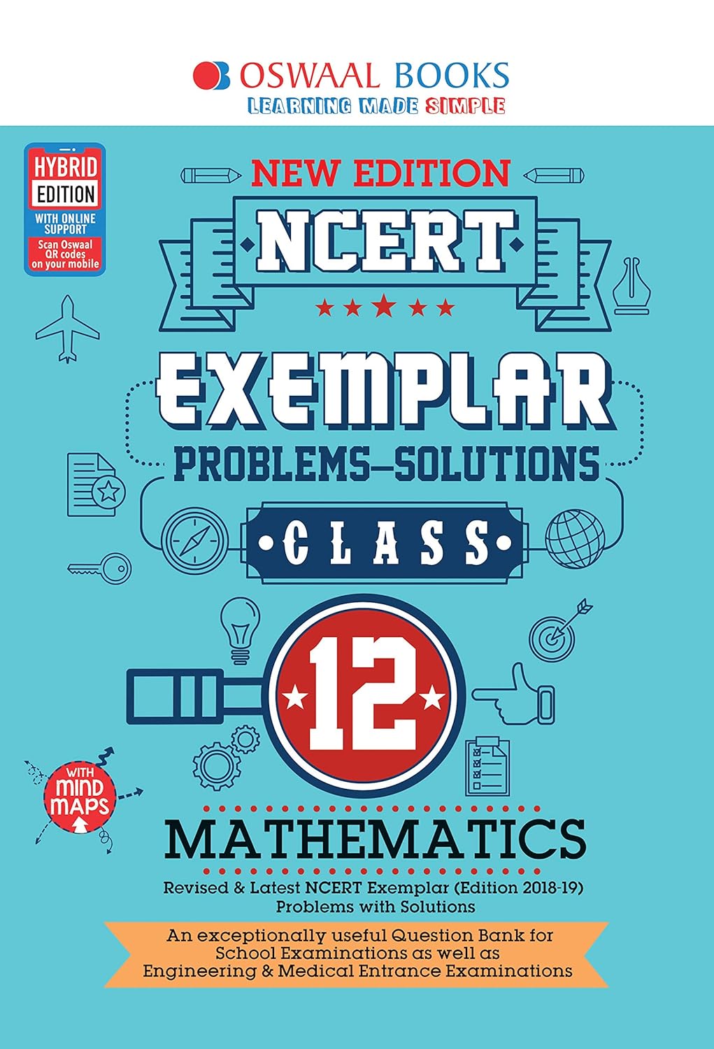 Oswaal NCERT Exemplar (Problems - solutions) Class 12 Mathematics Book ...
