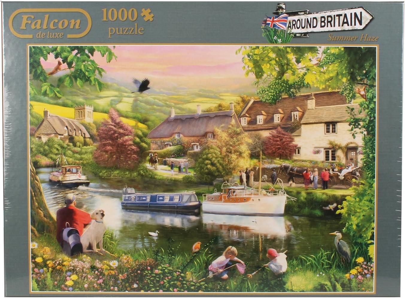 Falcon de Luxe – Around Britain Summer Haze Jigsaw Puzzle (1000 Pieces ...