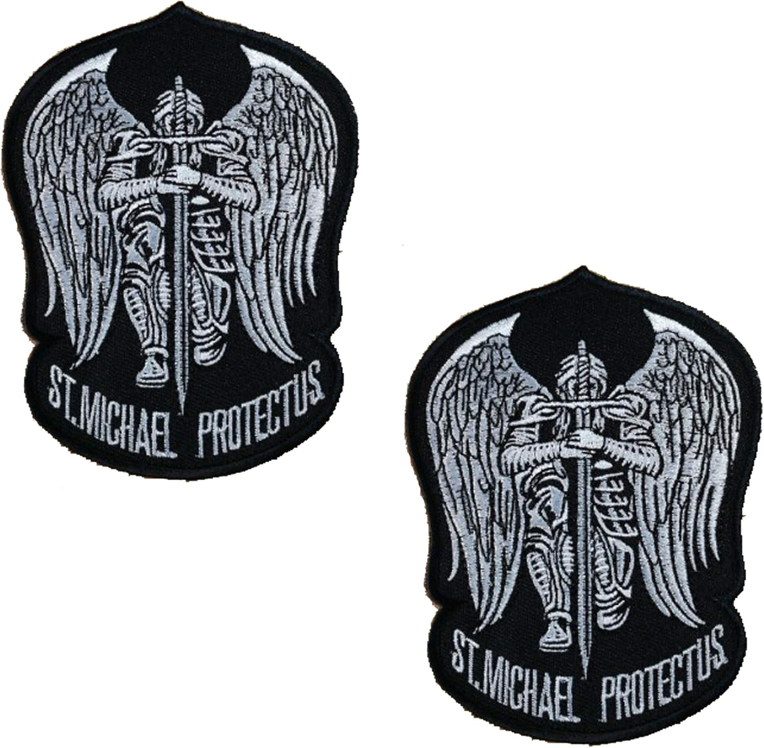 Amazon.com: St. Saint Michael Protect Us Embroidered Patch Tactical ...