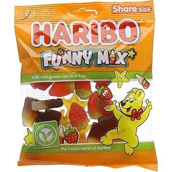 Haribo Funny Mix Bag 160 g (Pack of 12): Amazon.co.uk: Grocery