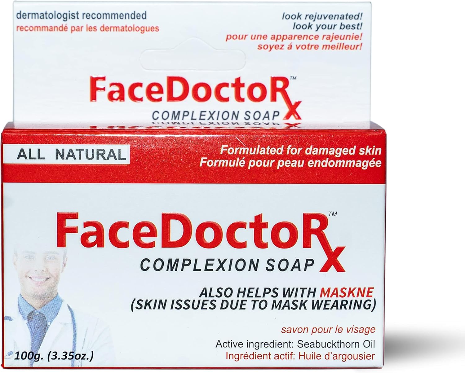 FaceDoctor Complexion Soap - Natural Acne Bar Soap for Face - Cleansing ...