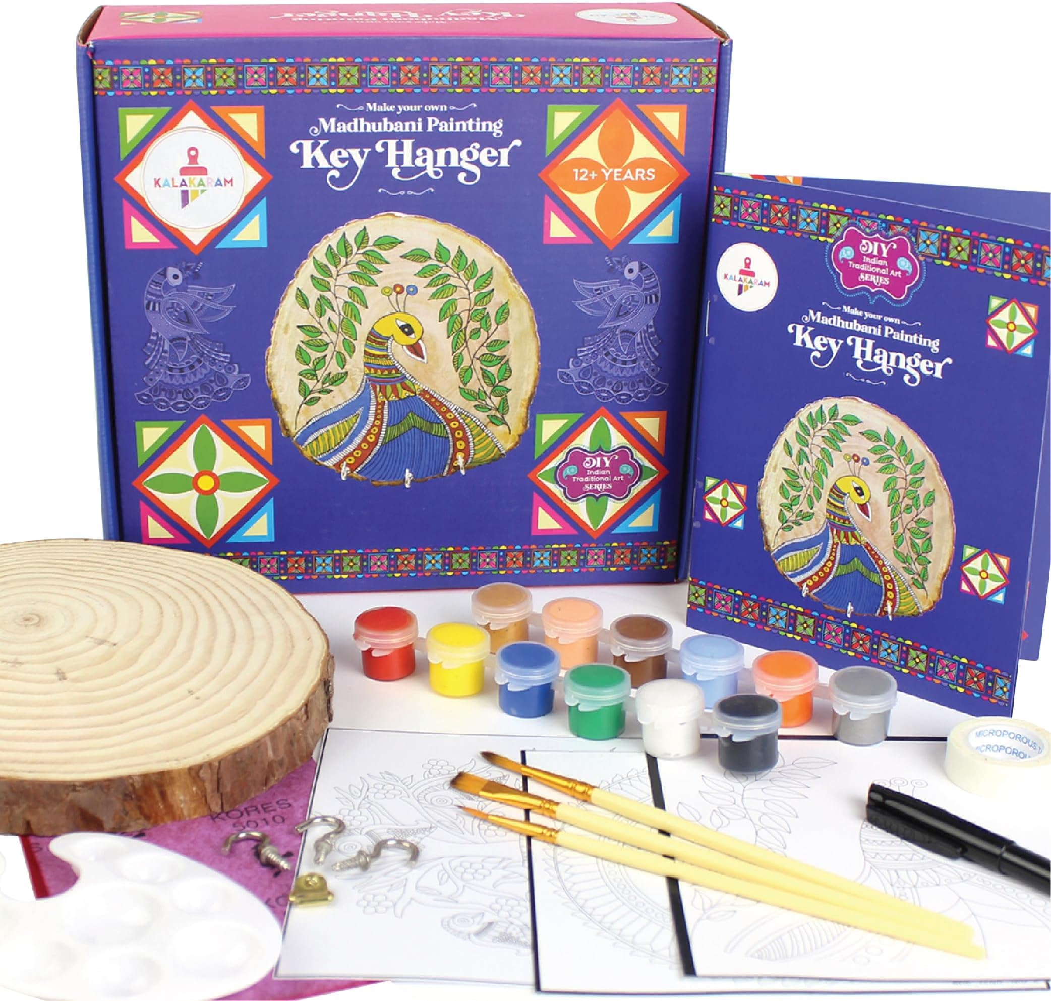 Kalakaram Punch Needle Kit – Beginner-Friendly DIY Embroidery Set with ...