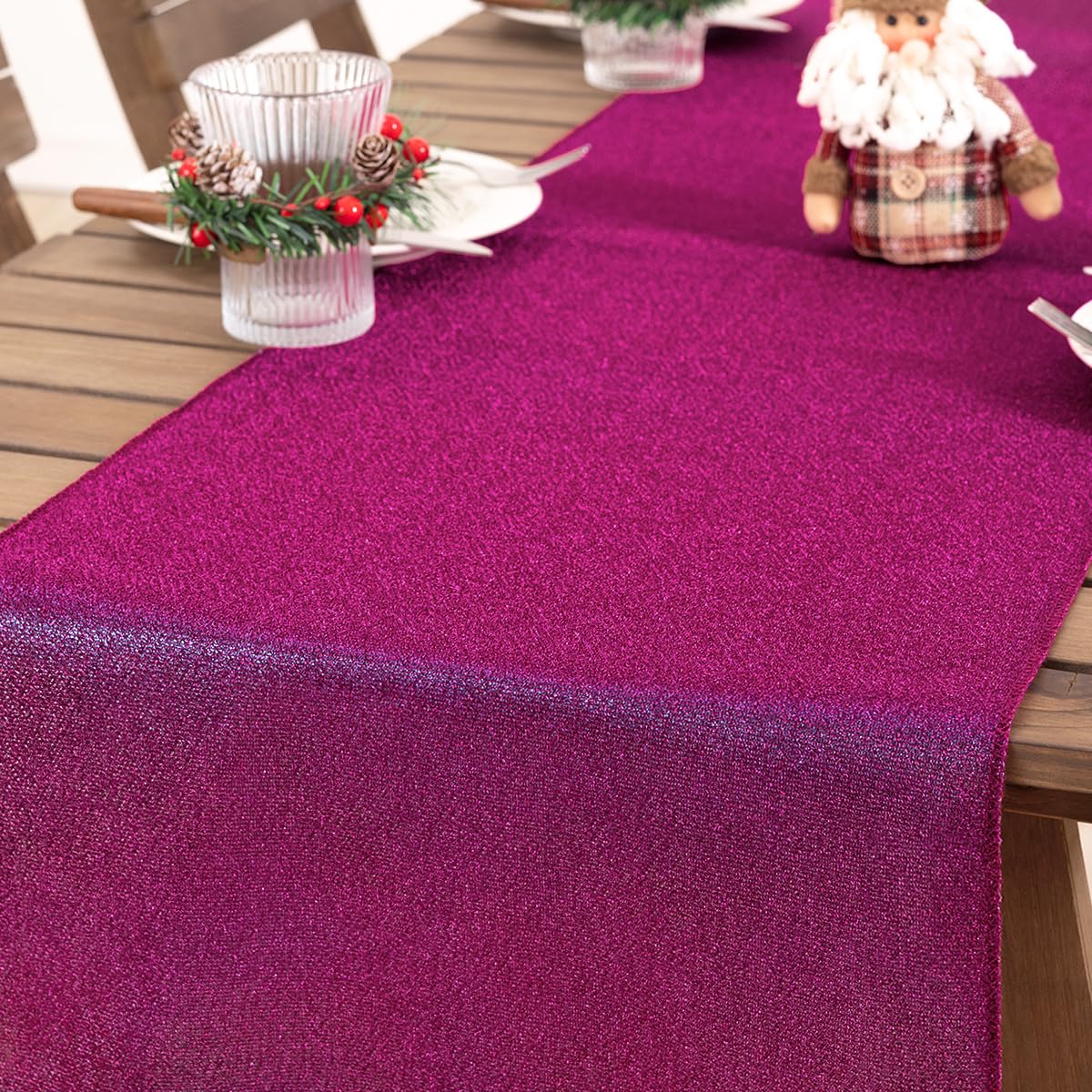 Snapklik.com : Iridescence Table Runner Shiny Reversible Shimmer ...