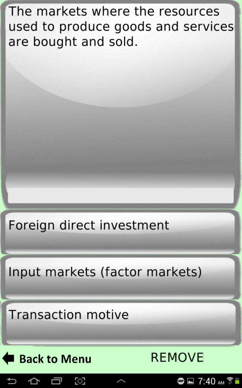 Economics Flashcards - App on Amazon Appstore