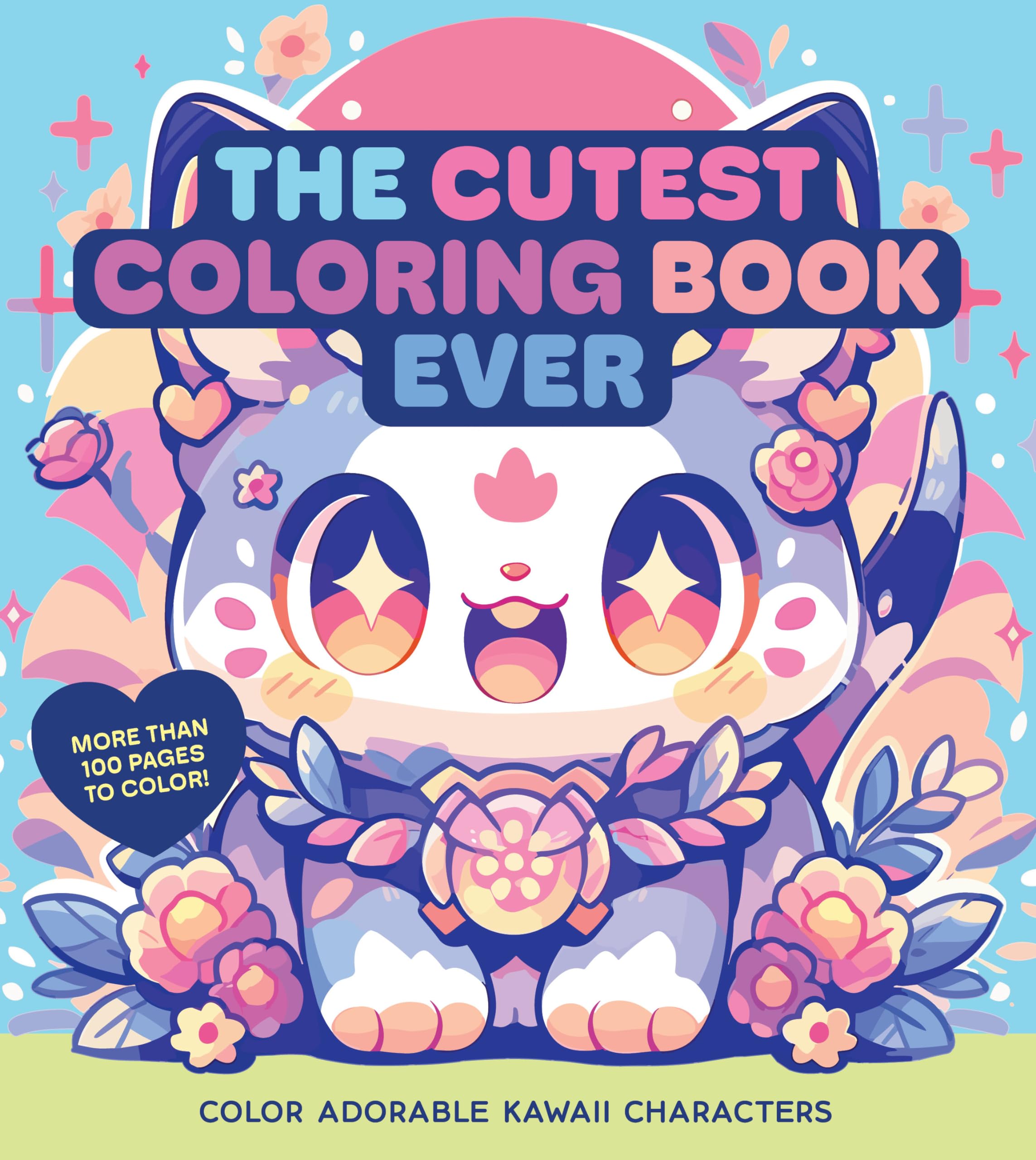 Amazon.com: The Cutest Coloring Book Ever: Color Adorable Kawaii ...