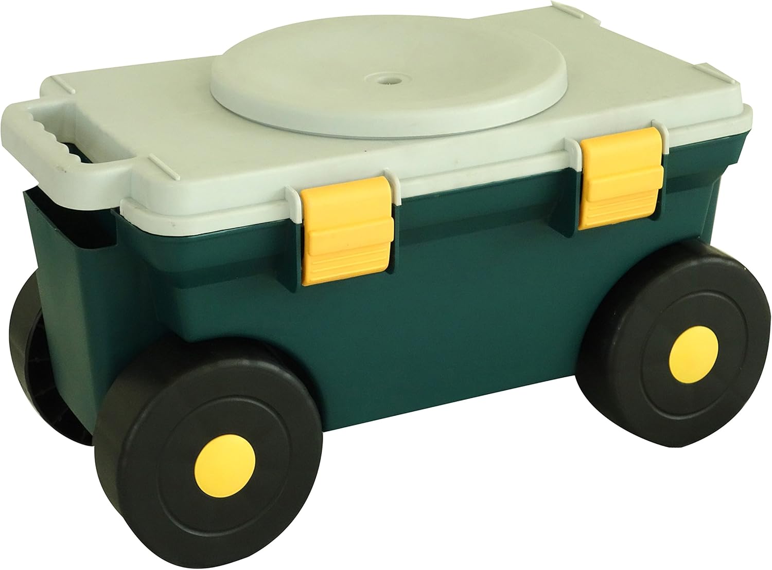 Amazon.com: Living Out Sitting Garden Cart with Rotator, Tool Box ...