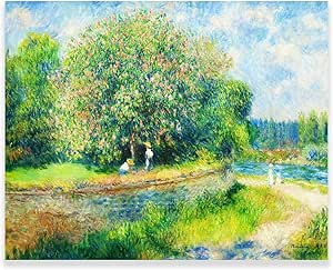 Amazon.com: Jdmnzc Pierre Auguste Renoir Wall Art - Chestnut Tree ...