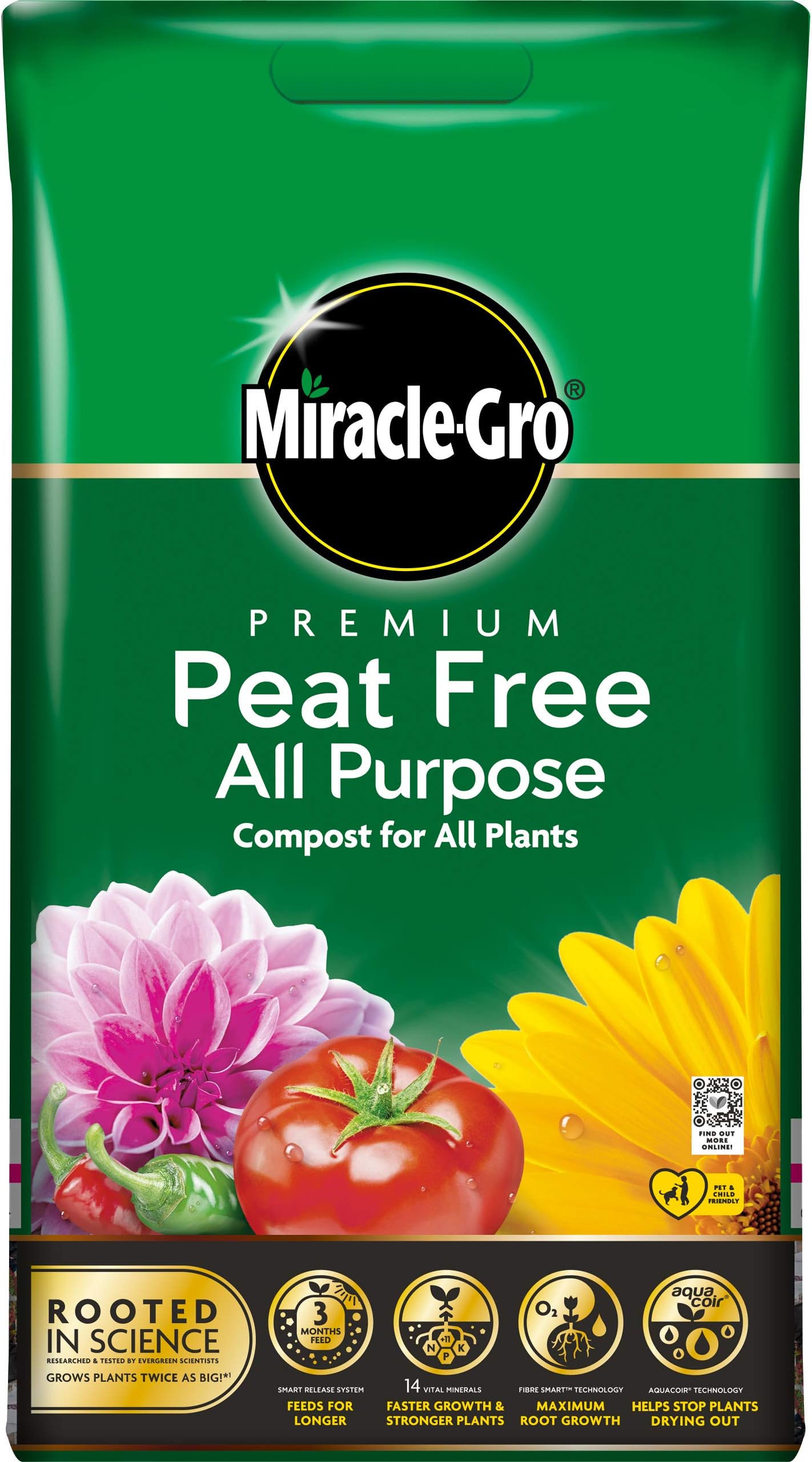 Miracle-Gro Peat Free Plant & Grow Compost - 10L : Amazon.co.uk: Garden