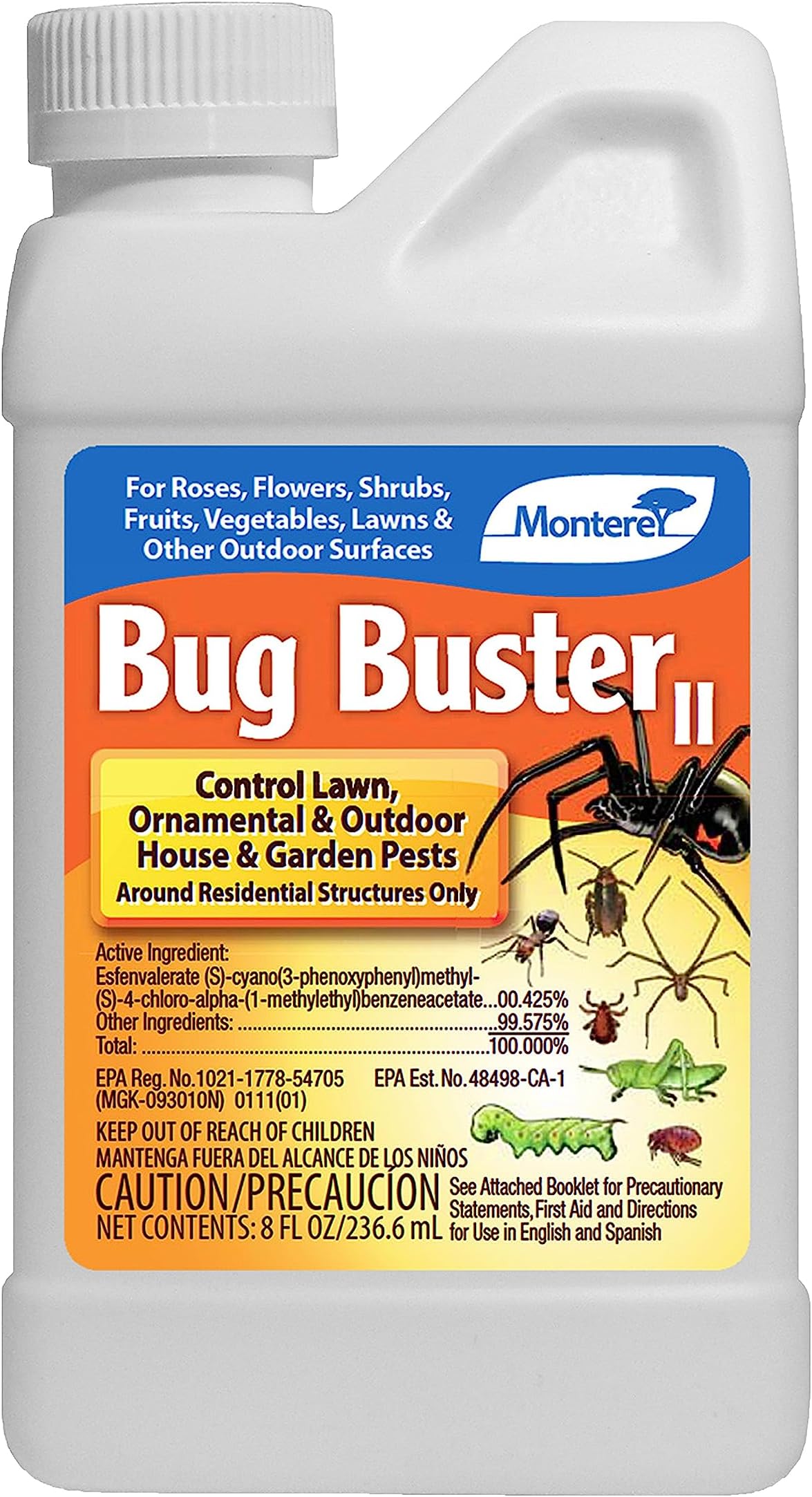 Amazon.com : Monterey Bug Buster-O 16oz : Patio, Lawn & Garden