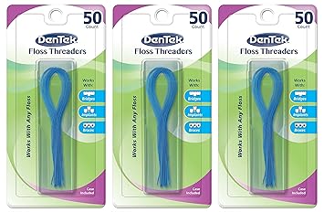 Amazon.com: Dentek Floss Threaders 50 Count (3 Pack) : Health & Household