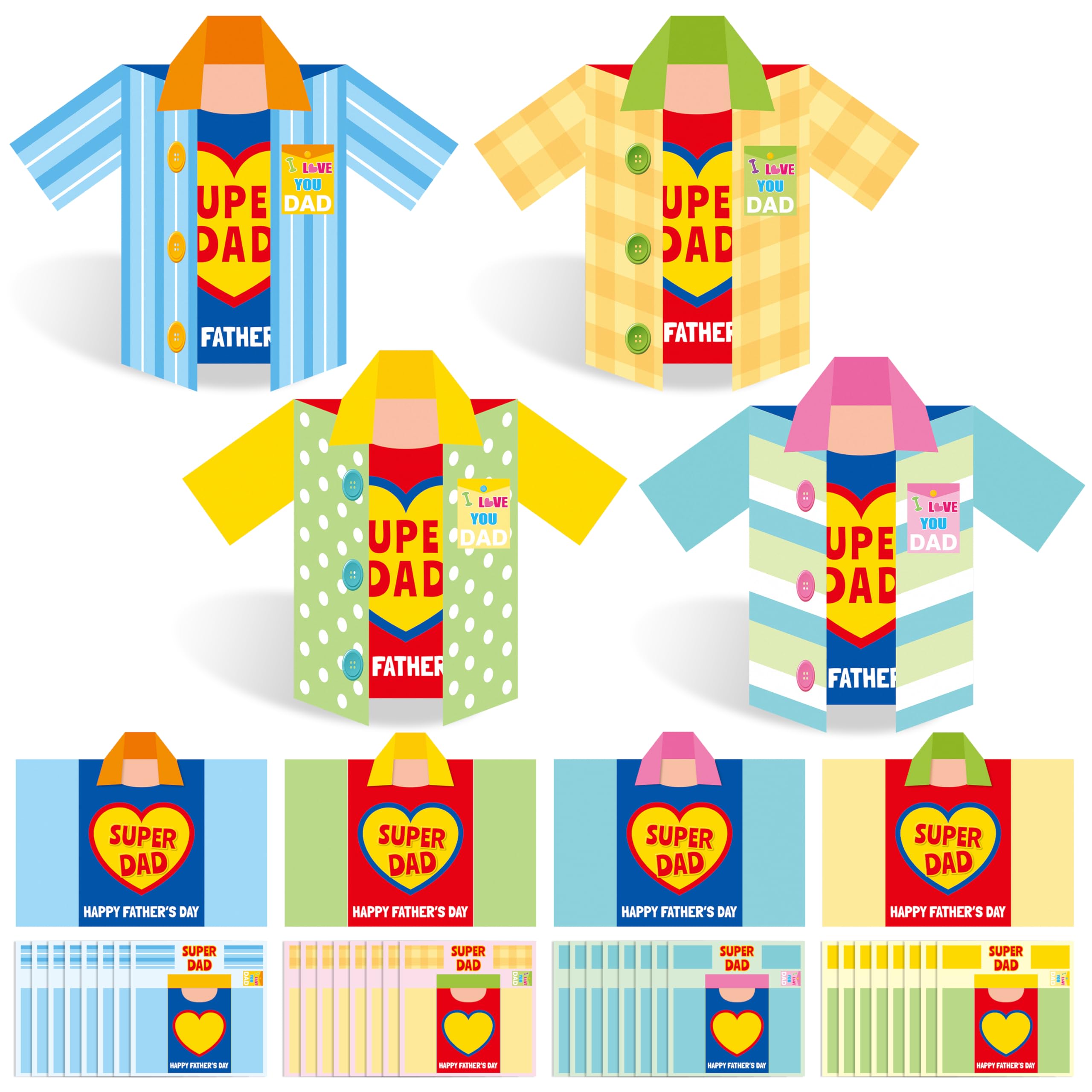 Snapklik.com : WATINC Fathers Day Shirt Craft Kit - 28 Sets DIY Fathers ...