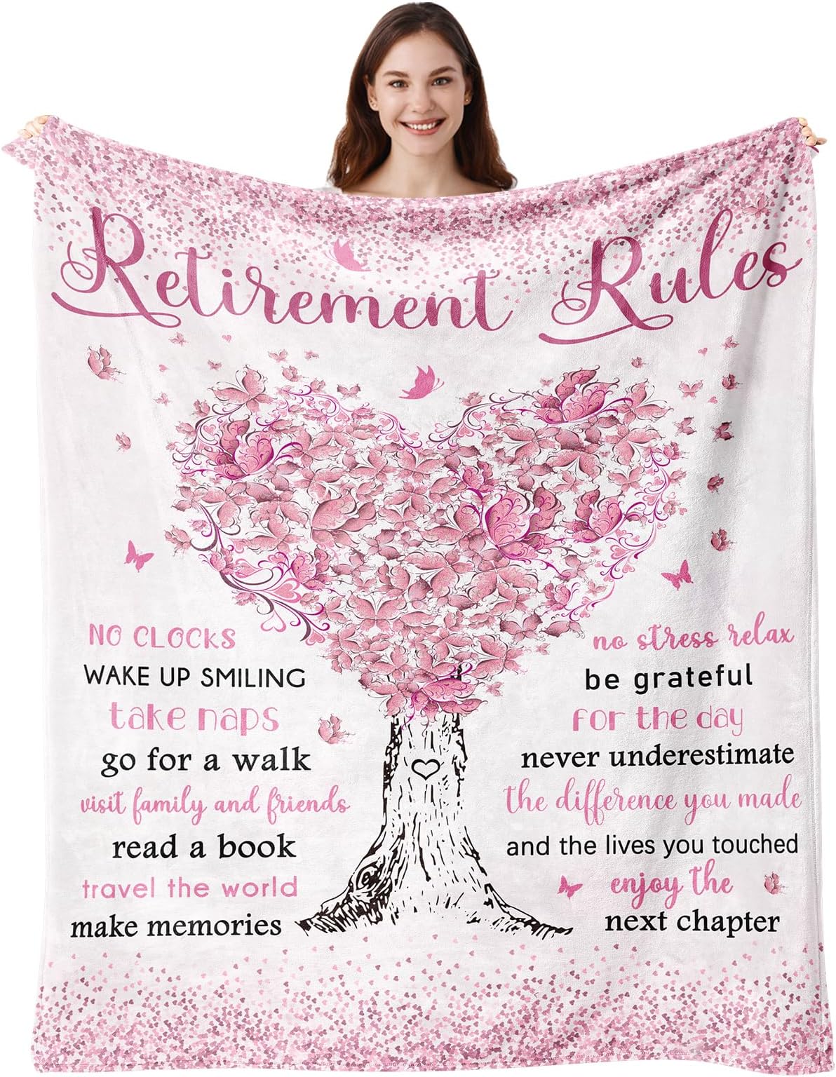 Amazon.com: Retirement Gift for Her 2024, Retirement Blanket for Women ...