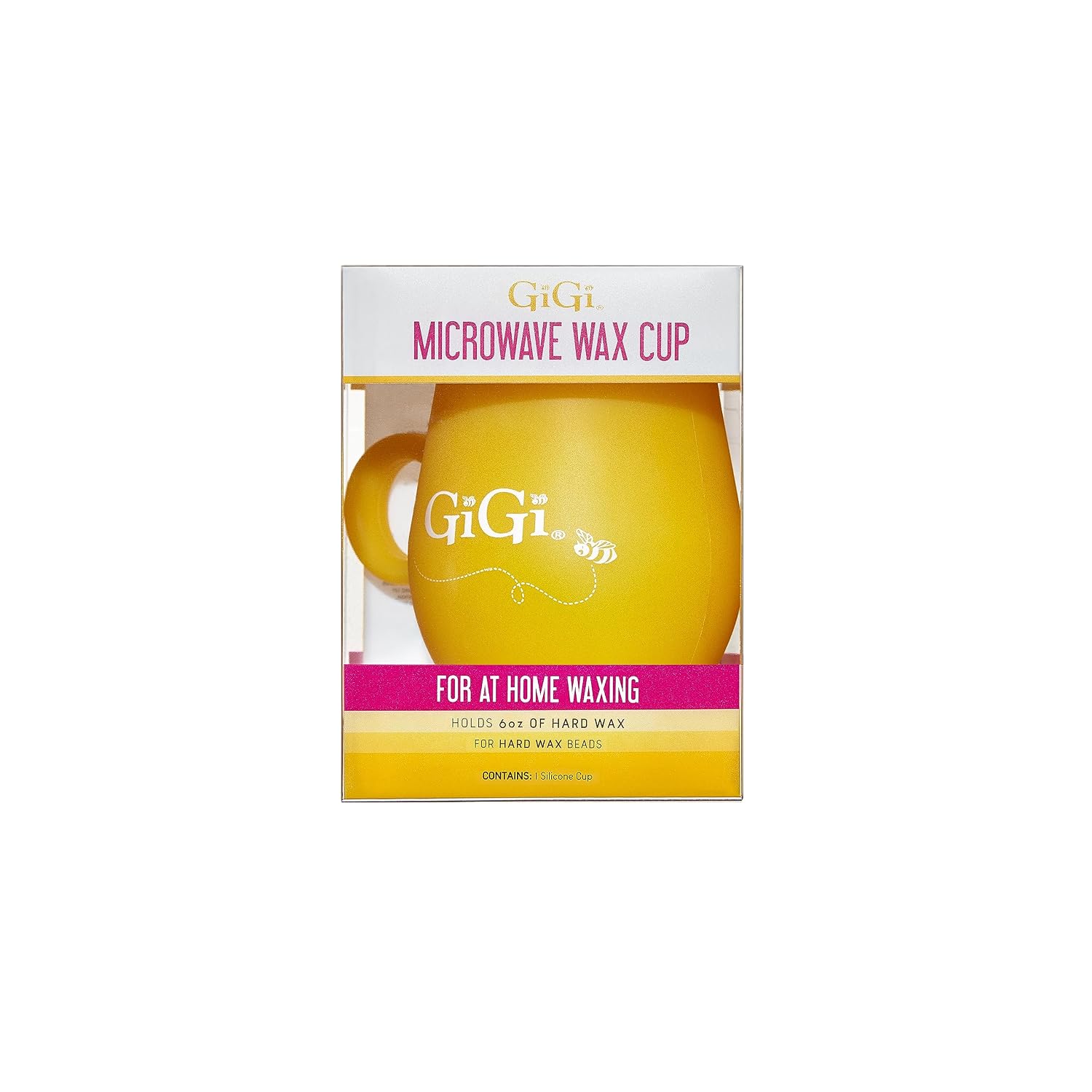 Amazon.com : GiGi Microwave Wax Cup for Hard Wax Beads Silicone Cup ...