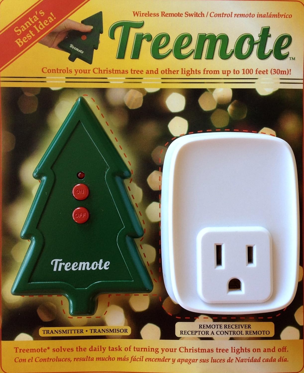 Amazon.com: Treemote MTGJ-777 Christmas Tree Lights with Remote Switch ...