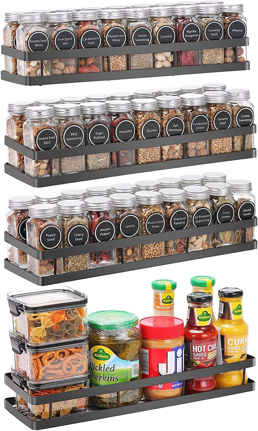 Uteez Wooden Wall Kitchen Rack Wall Mounted Racks, Organizer, Shelf for ...