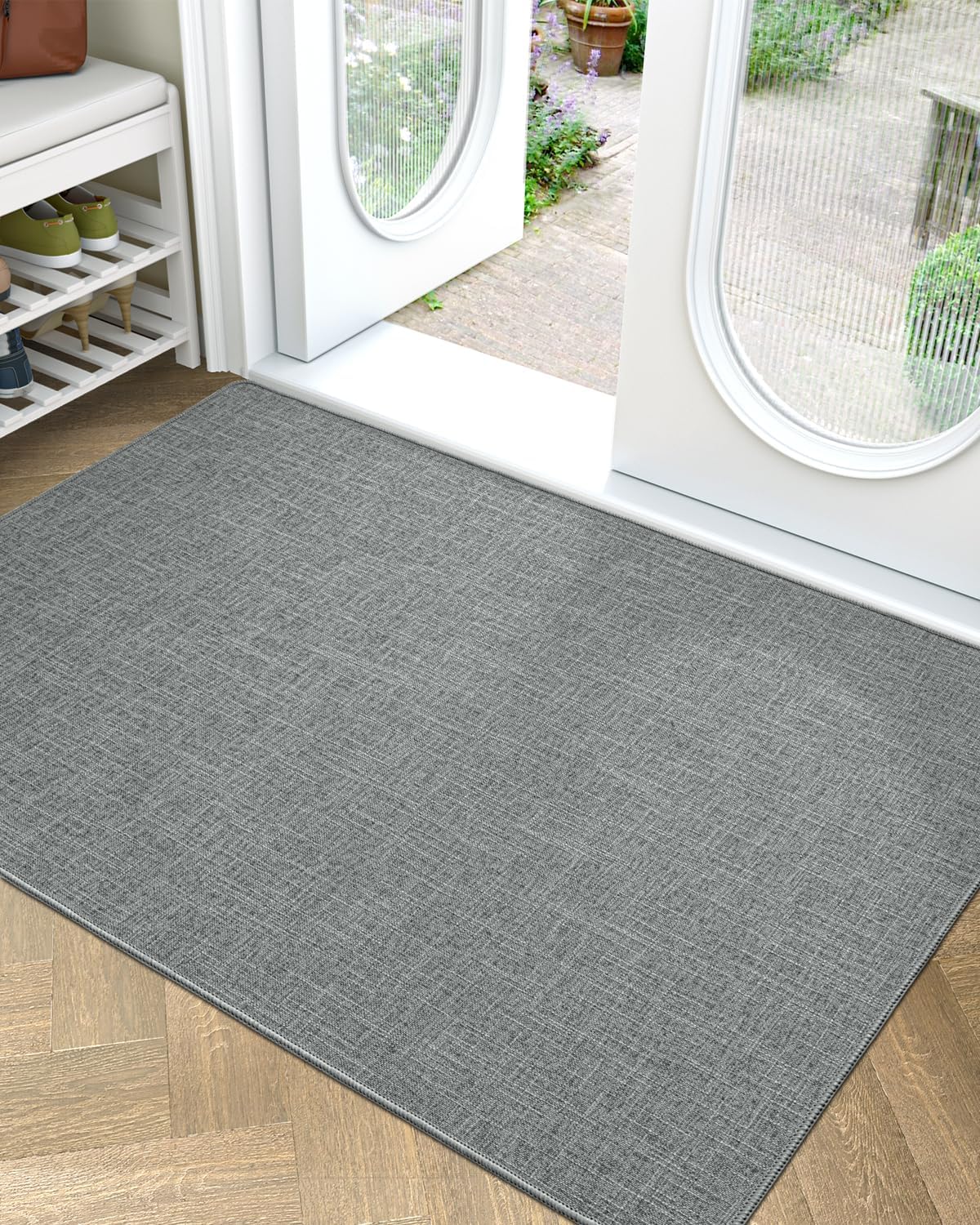 Amazon.com: LUMI Large Indoor Door Mat, Ultra Thin Door Mat Indoor Non ...