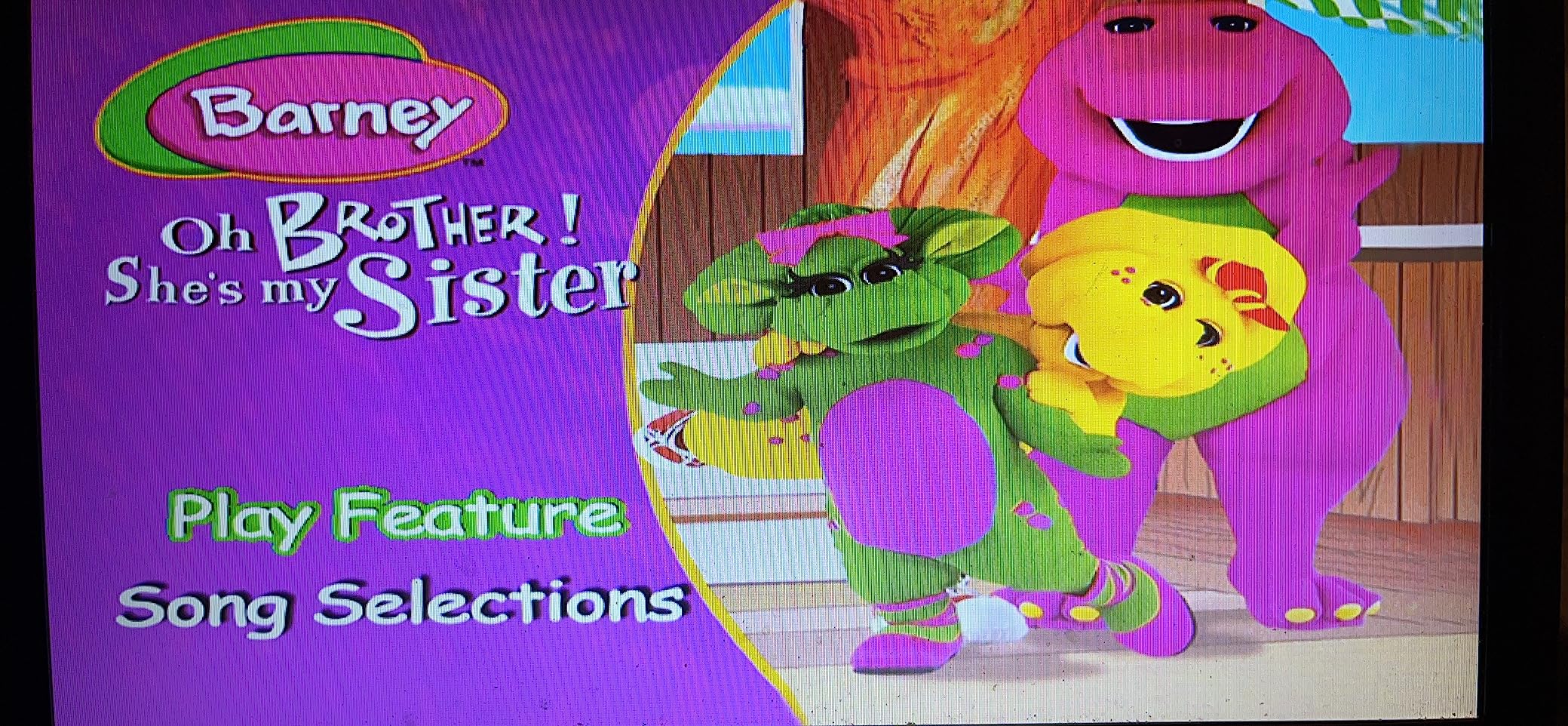 Amazon.com: Barney - Good Clean Fun/Oh Brother She's My Sister [VHS ...