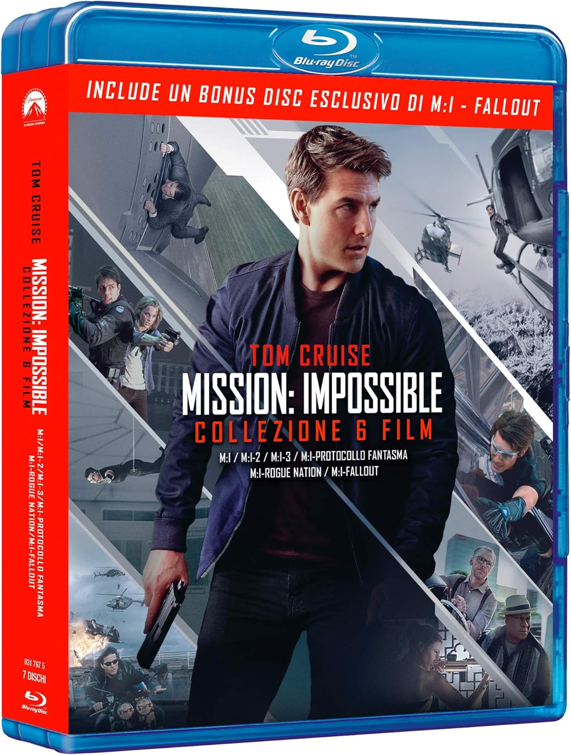 mission impossible collection (7 blu-ray) box set BluRay Italian Import ...