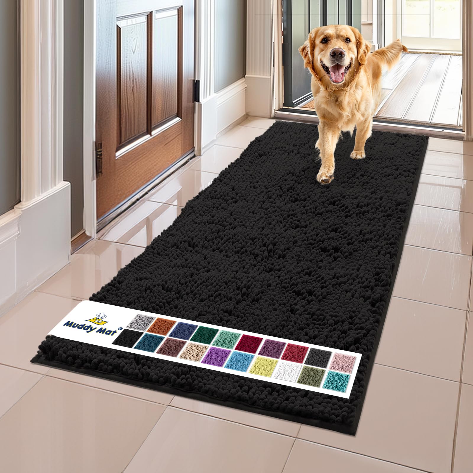 Amazon.com: Muddy Mat® Shown on TV – Super Absorbent Microfiber Dog ...