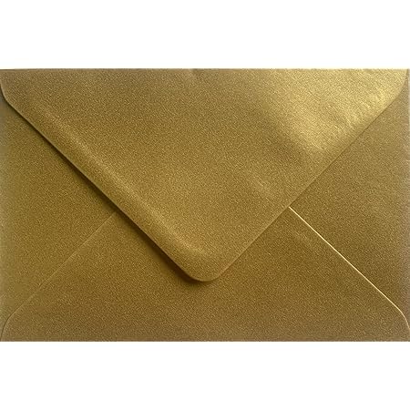 x25 C5/A5 Gold Metalic Pearl Quality Envelopes : Amazon.co.uk ...