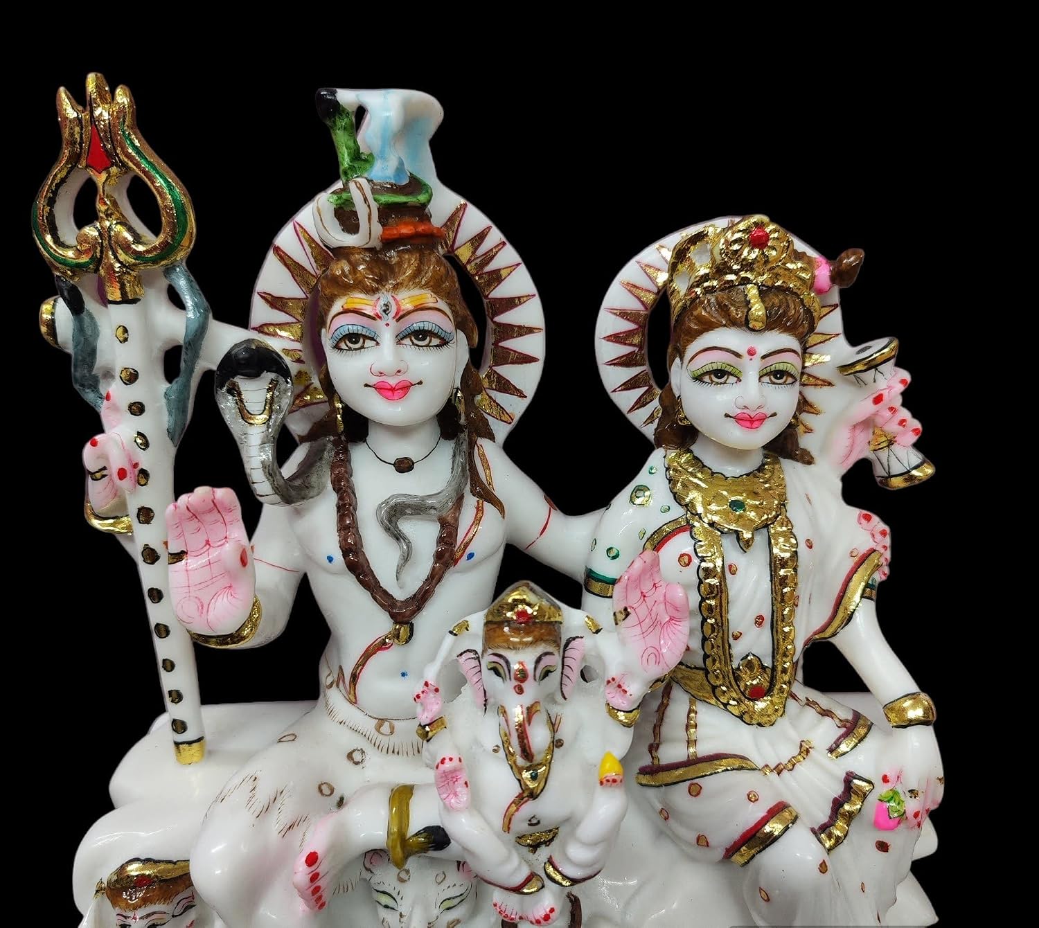 Whole Shiva Parivaar Statue| Lord Shiva Paarvati Chile | Ubuy
