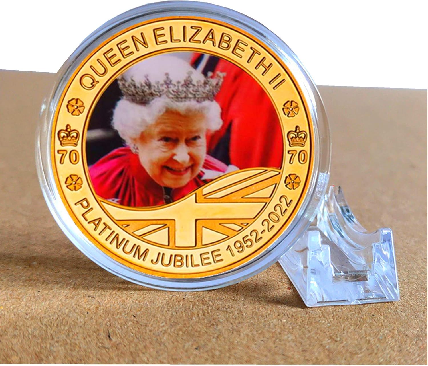 Amazon.com: Queen Elizabeth II Commemorative Coins Medallion Coins - UK ...