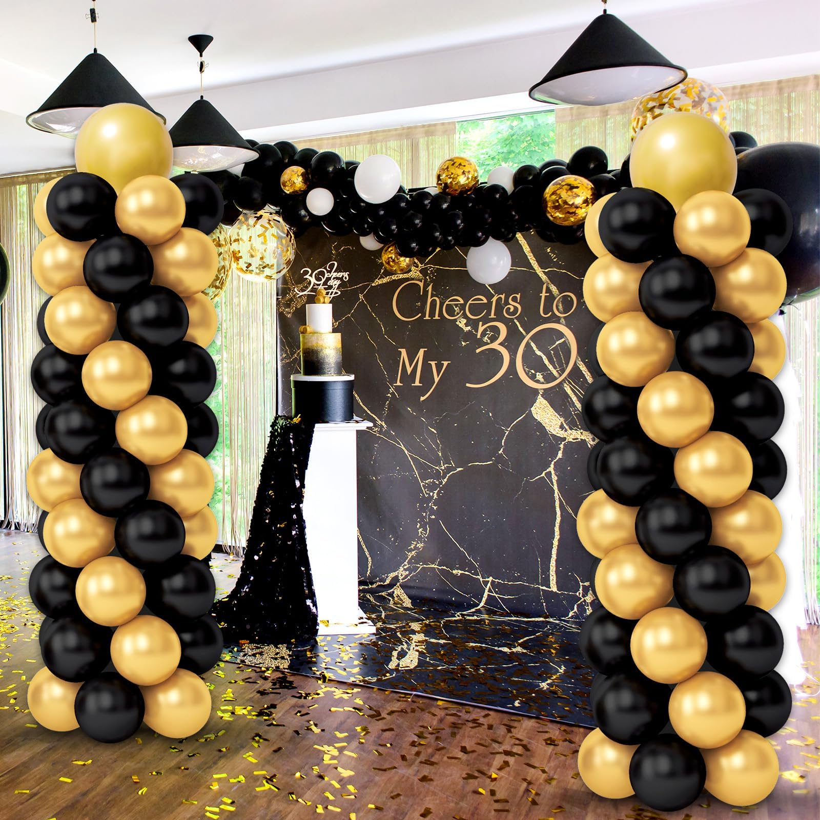 Column Decorations For Party Pink Groovy Smile Balloon Column Little