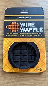 Amazon.com: Rack-A-Tiers Wire Waffle Connnector for 2.5"" KO's, Black ...