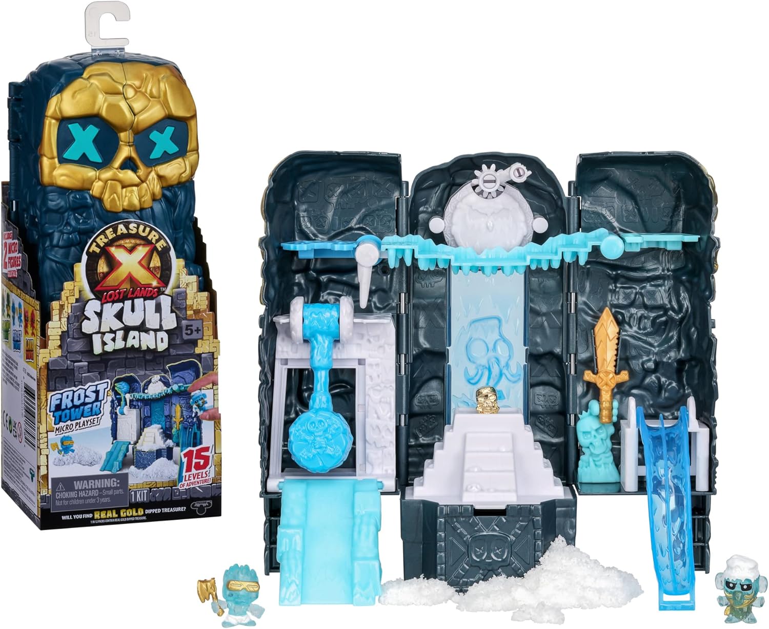 Amazon.com: TREASURE X Lost Lands Skull Island Frost Tower Micro ...