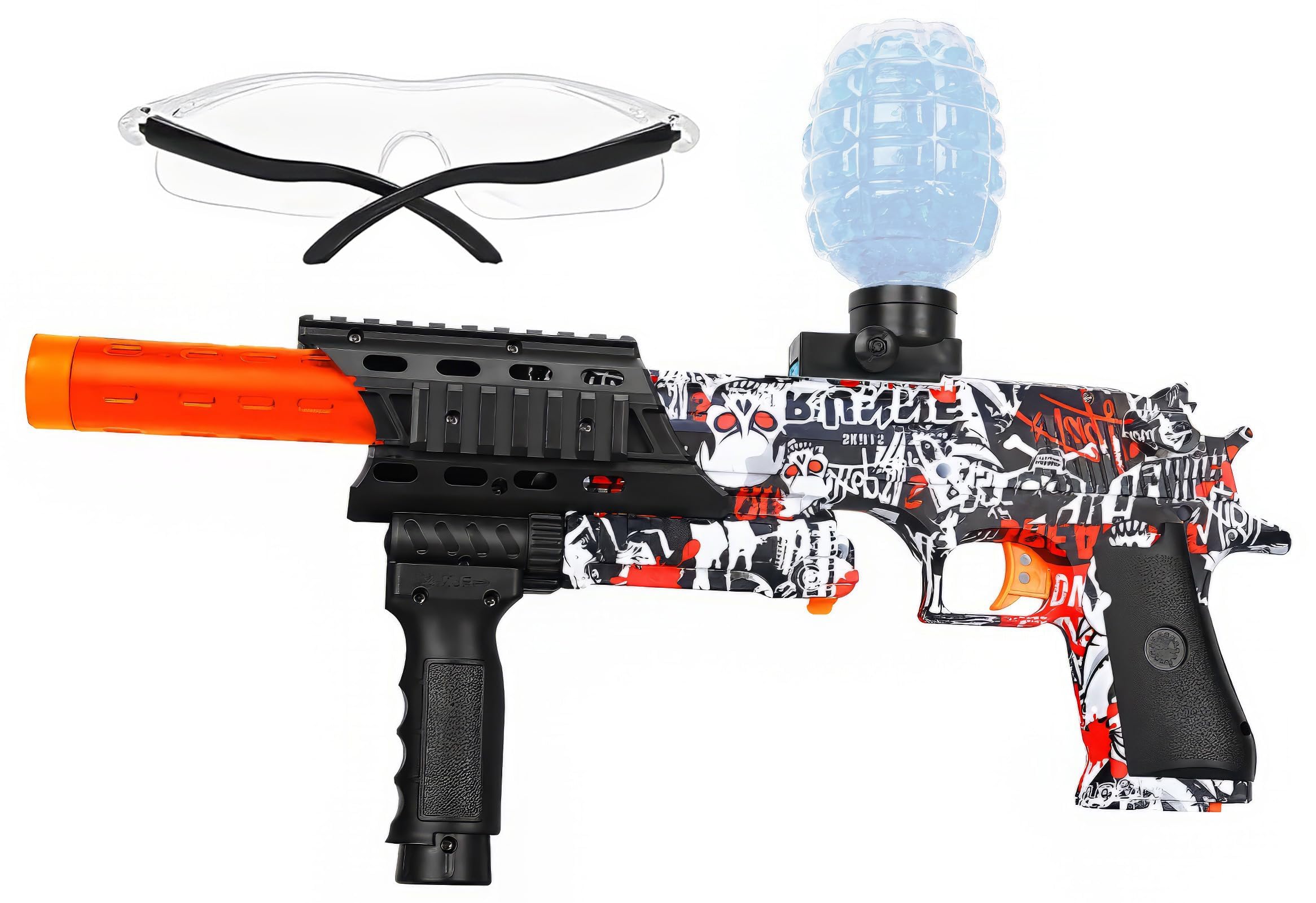 Gel Ball Blaster,Automatic Gel Ball Blaster Gun Safe Backyard and ...