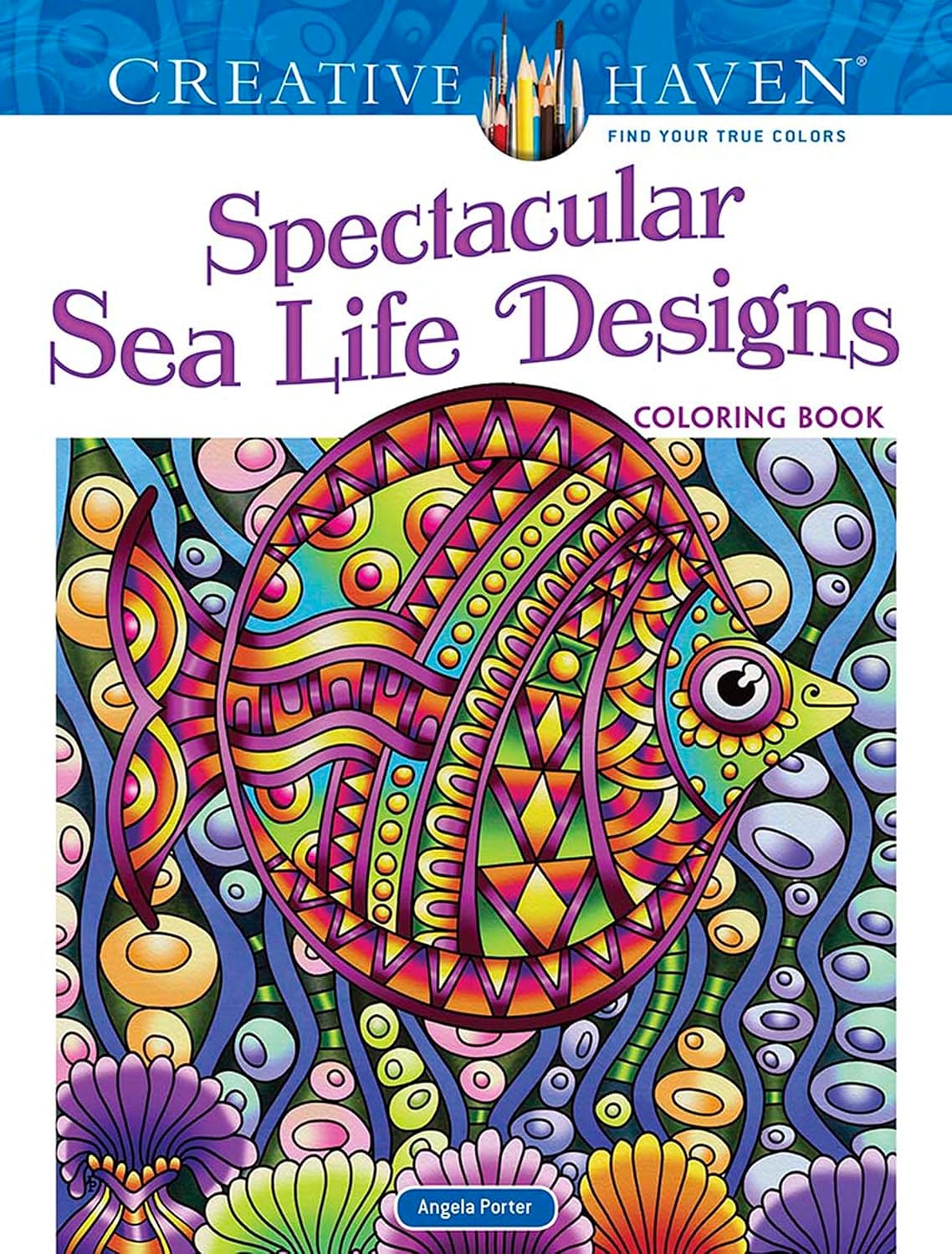 Creative Haven Spectacular Sea Life Designs Coloring Book | Amazon.com.br