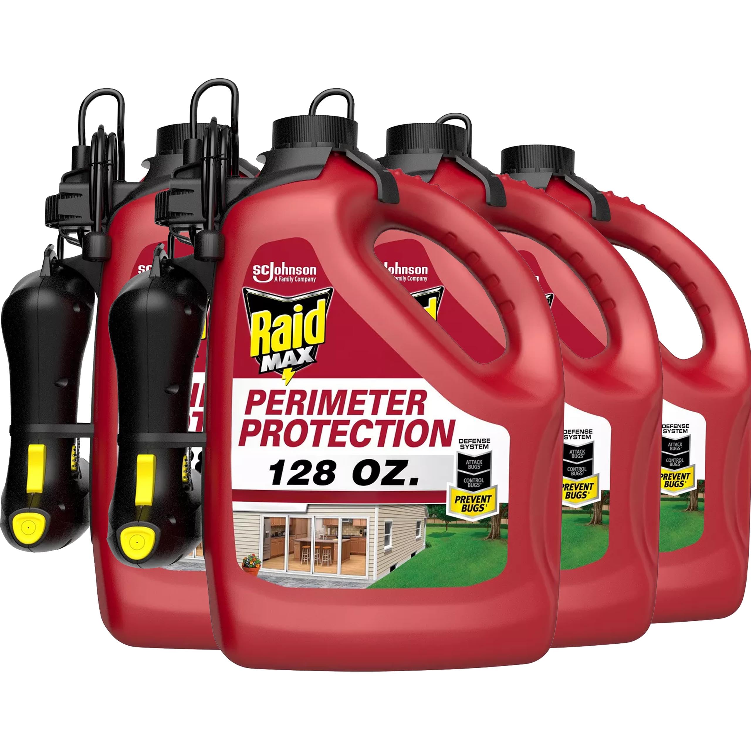 Amazon.com: Raid Max Perimeter Protection Auto Trigger Starter Kit, 128 ...