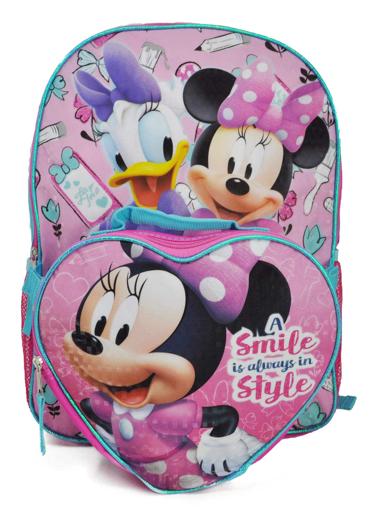 Buy Disney Junior Minnie Mouse and Daisy Backpack Lunch Box SET Online ...