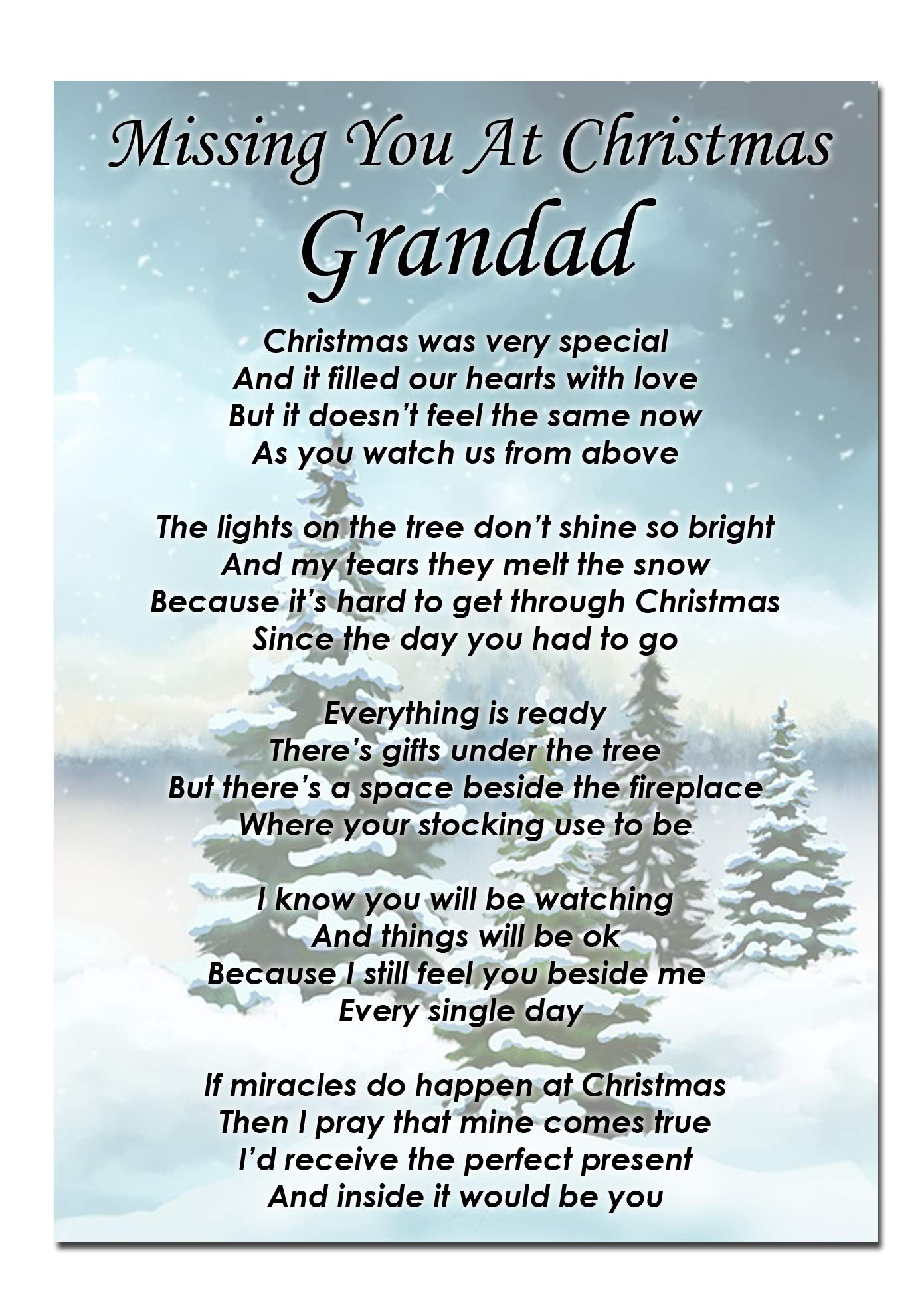 Christmas Poems About Losing A Loved One Grief At Christmas | Funeral