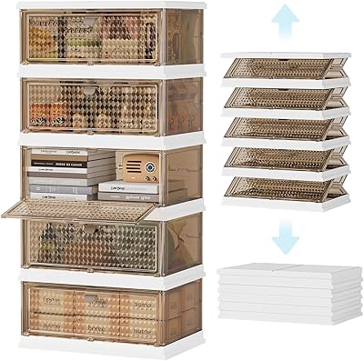 Amazon.com - Stackable Storage Bins,27Gal Collapsible Storage Bins With ...