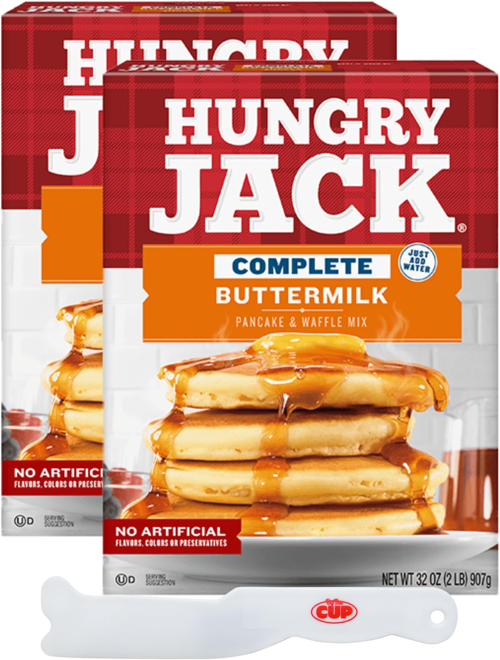 Amazon.com : Hungry Jack Complete Buttermilk Pancake and Waffle Mix, 32 ...
