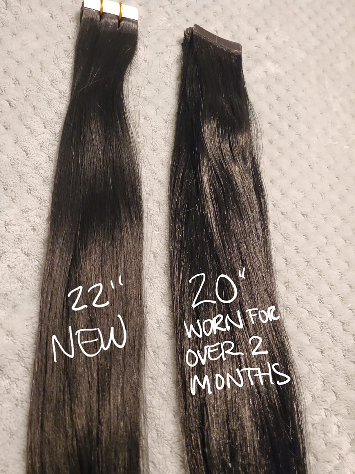 $9/mo - Finance Full Shine Balayage Tape in Hair Extensions Human Hair ...