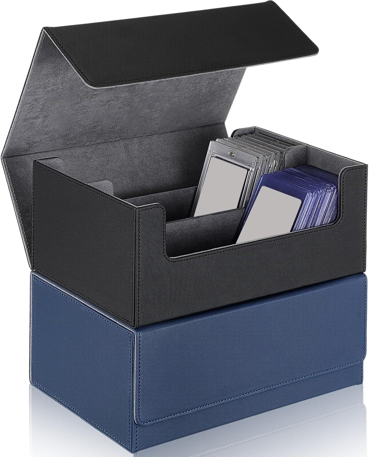Amazon.com: Yexiya 2 Pack Card Deck Storage Box,trading Card Storage ...